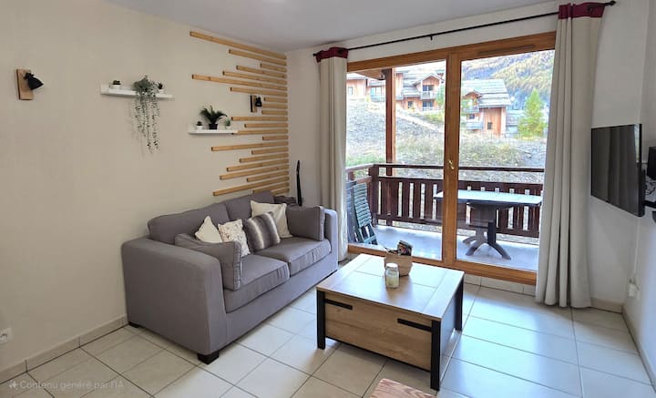Appartement 2 Pièces 4/5 Pers. à 1800 Avec Wifi - Les Orres