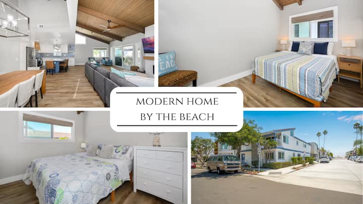 Brand New Modern Home By The Beach W/ Patio & Bbq - Newport Beach, CA