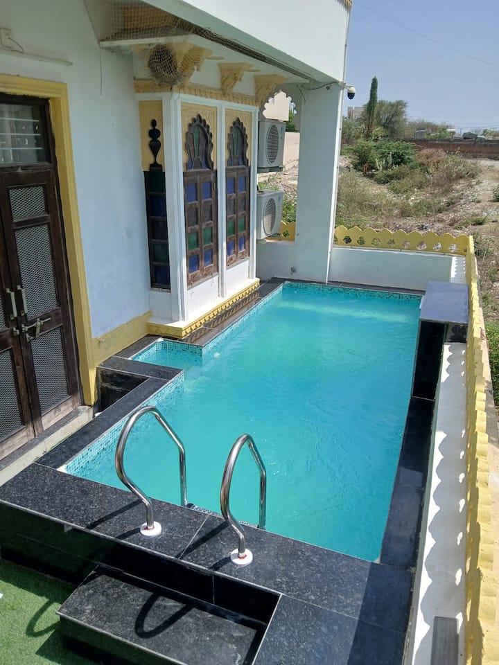 Soham Villa Palace With Swimming Pool. - Udaipur