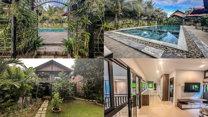Belle Villa Avec Jardin Et Piscine Partagée - Phú Quốc