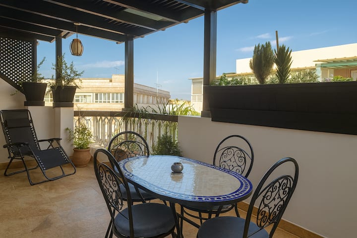 Charme Local - Chic Et Authentique Avec Terrasse - Rabat