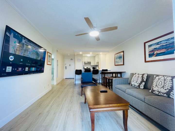 9a Cozy Waikiki 1br | Steps To Beach | Ocean View - Honolulu