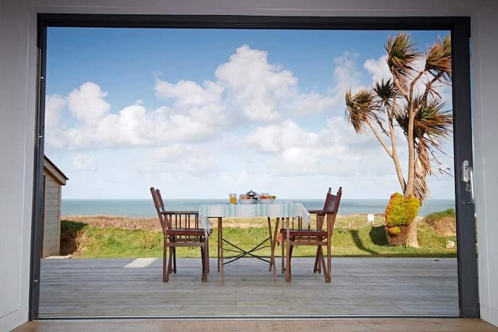 Stunning Front Row Chalet – Gwithian Sea Views - Hayle