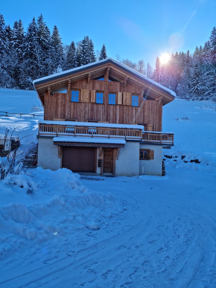 Chalet D'exception, Vue Panoramique Confort Absolu - Les Contamines-Montjoie