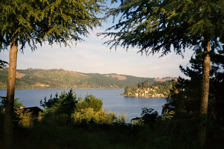 Cabaña Moderna Con Vista Al Lago - Vichuquen