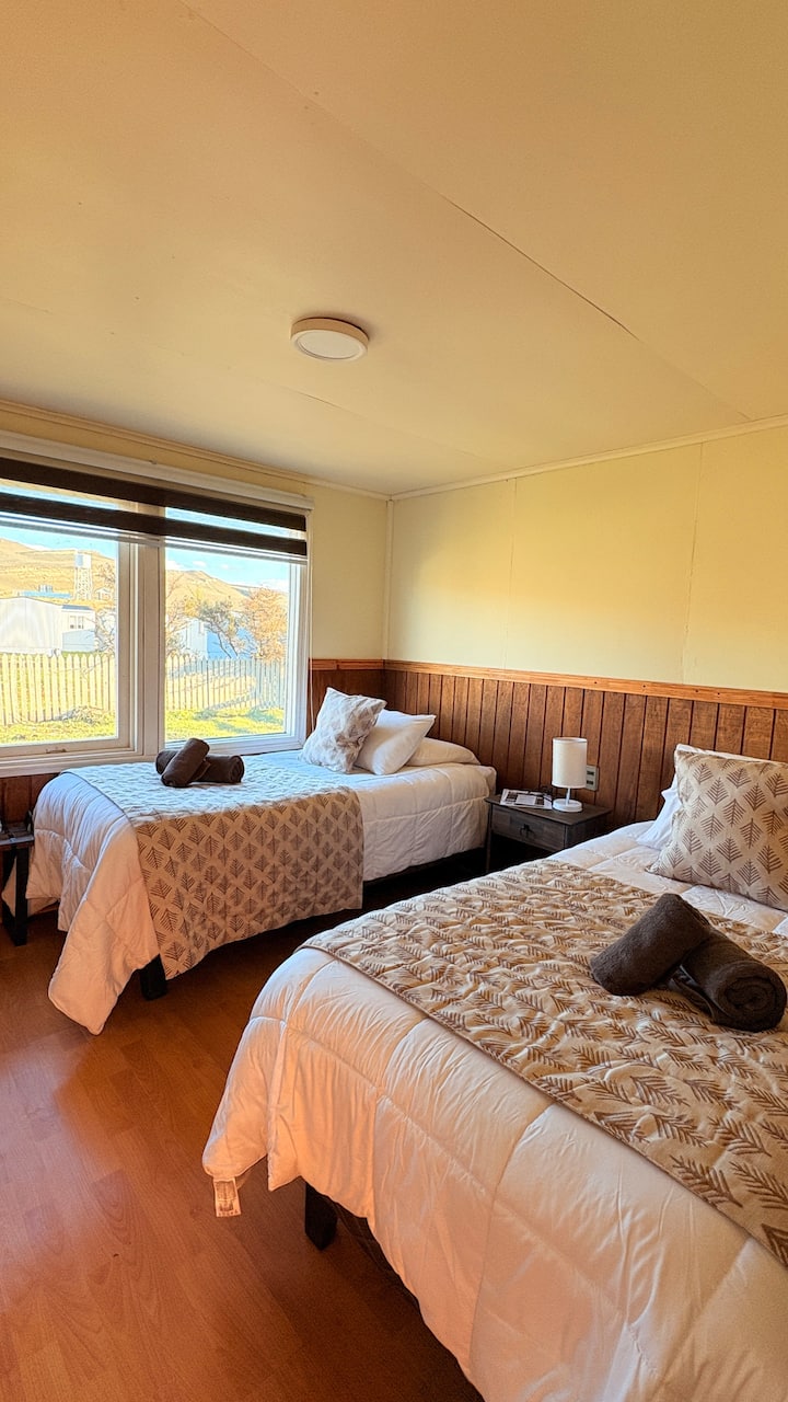 Habitación 2 Camas  Río Zamora En Torres Del Paine - Torres del Paine