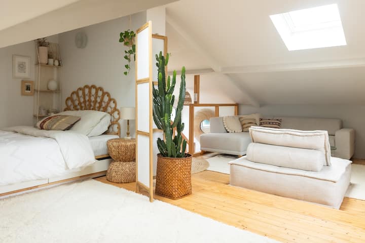 Beau Loft Cosy Et Calme Avec Terrasse En Rooftop - Bordeaux