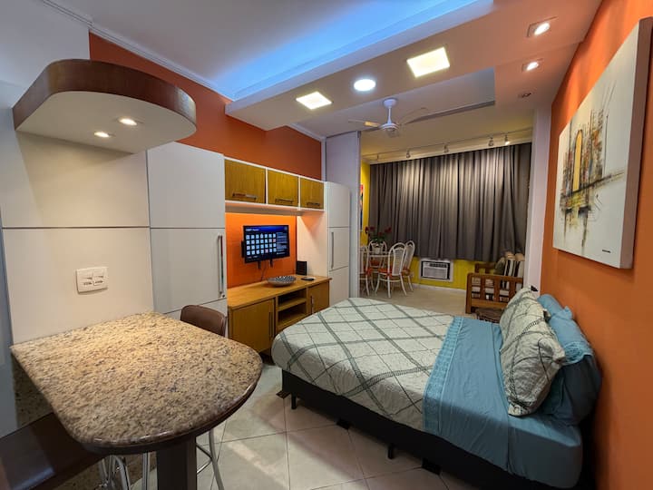 Bright & Stunning Studio Copacabana Leme Rio Sul - Rio de Janeiro