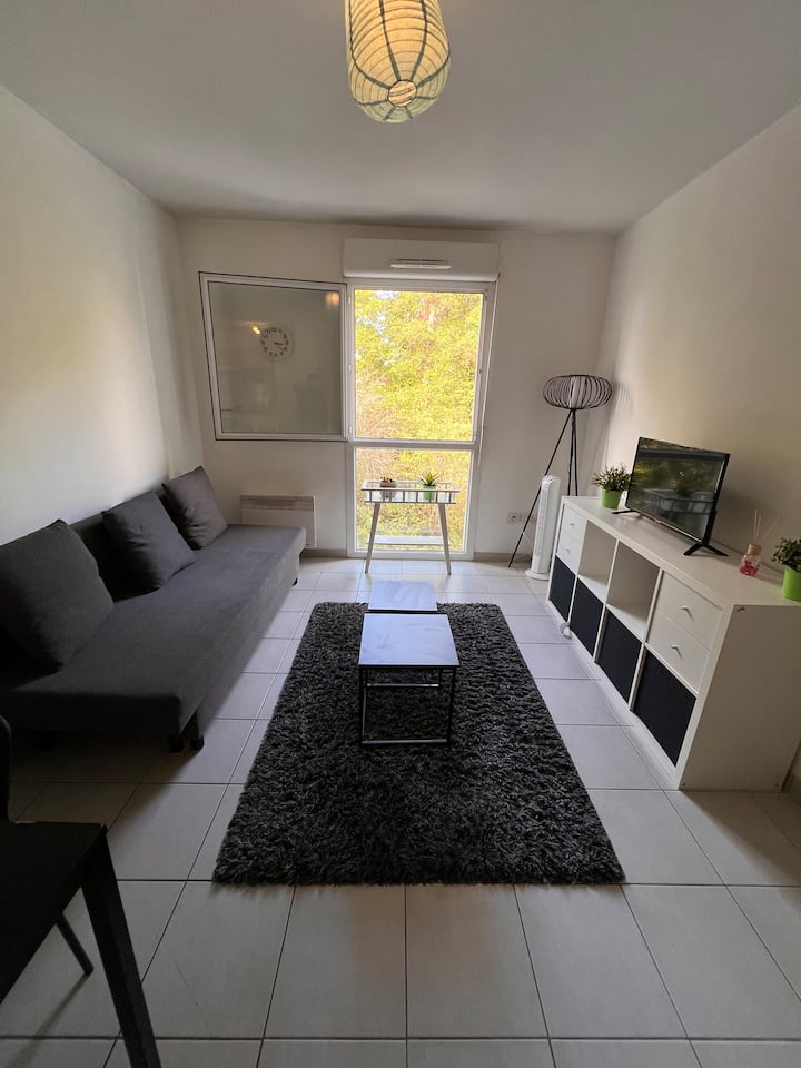 Bel Appartement - Parking, Wifi - Près De Bordeaux - Gradignan