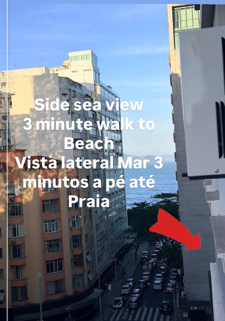 Copacabana Sea View, Beachfront, 3 Minutes Away - Copacabana