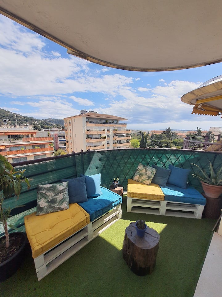Charmant Appartement Avec Vue Mer - Le Cannet