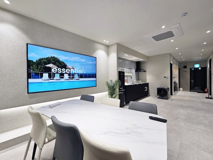 [루미나더아너]신축오픈O침대3개o화장실2개o온수풀장o합법숙소o넷플릭스o유투브o방역완료 - Busan