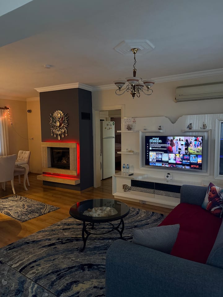 Seafront Fireplace Private House In Urla - Urla