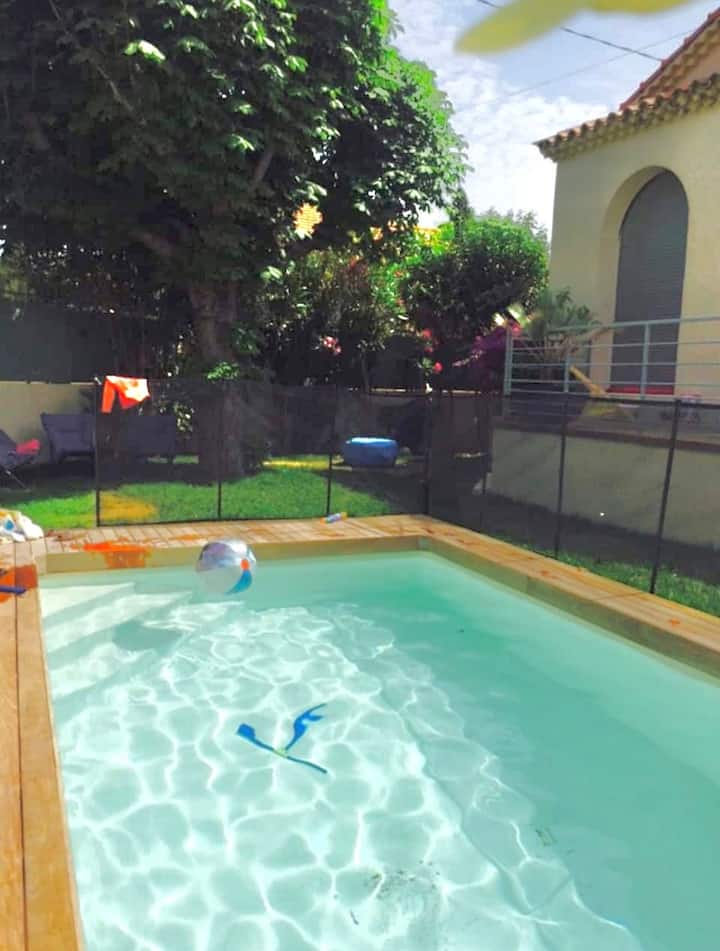 Oasis Familiale Avec Piscine Chauffée Et Clim - Marseille