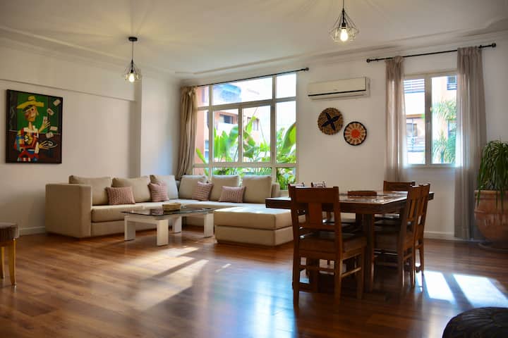 Lovely 3 Br Apartement With Huge Terrace In Gueliz - Marrakesh