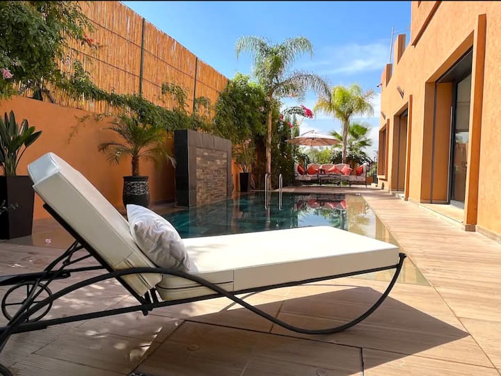 Villa Bouchra : Golf Amelkis, Hot Pool & Hammam - Marrakech