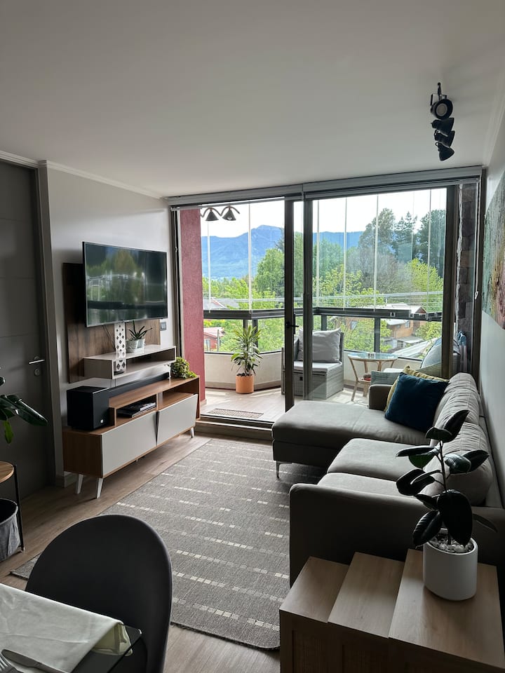 Moderno Departamento En Pucón A Pasos Del Centro. - Pucon