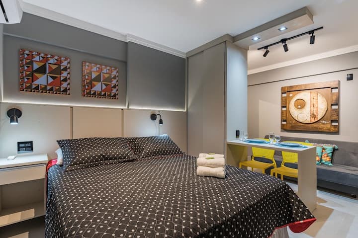 Studio Conforto 57 - With Garage And 400 Meters From Paulista - São Paulo