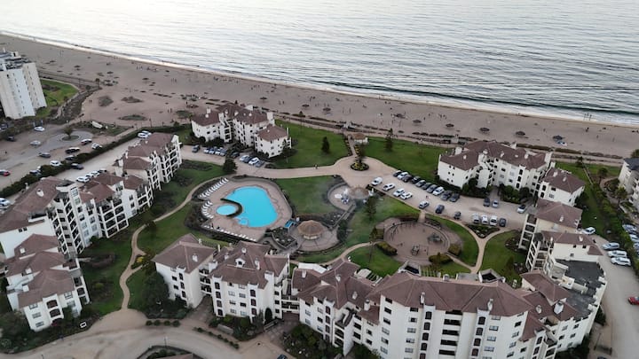 Depto Valle Primera Línea Fundadores, Papudo - Papudo