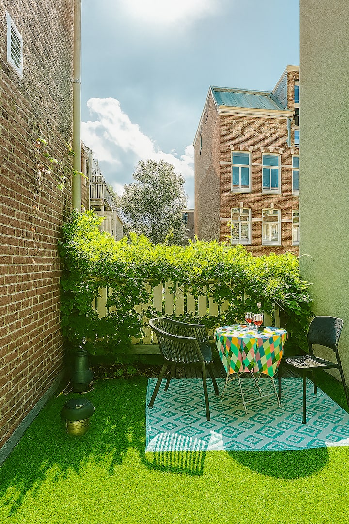 Bright Old West Apartment By Vondelpark | Patio - Amszterdam