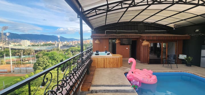 Atic With Pool 17min Poblado (Pablo 3scobar Ph) - Medellín