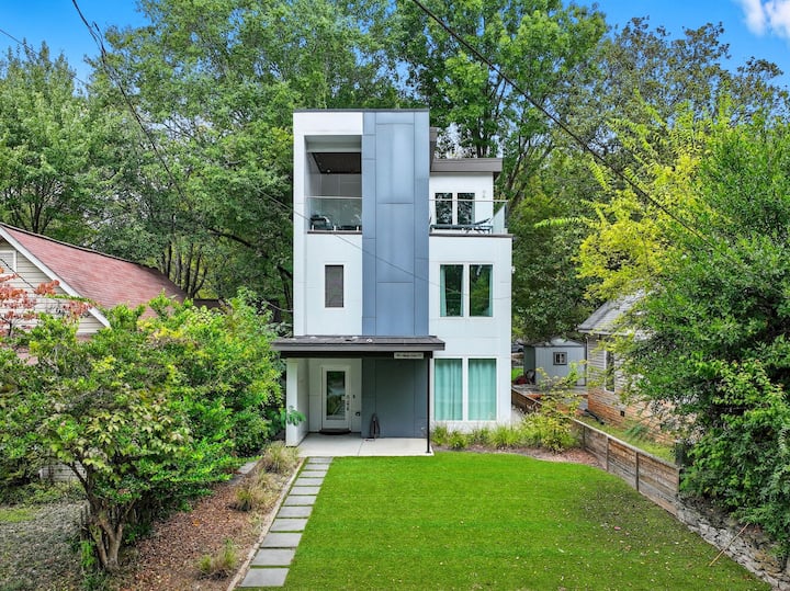 New Modern Home Near Gtech, Rooftop Patio Sleep 15 - Atlanta, GA