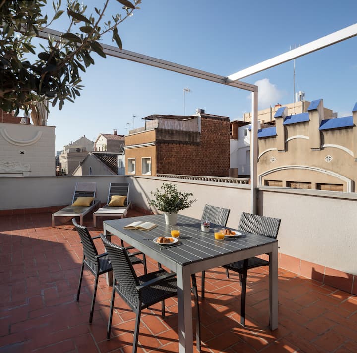 Pb - With Terrace & Charming In Bcn Beach - El Masnou