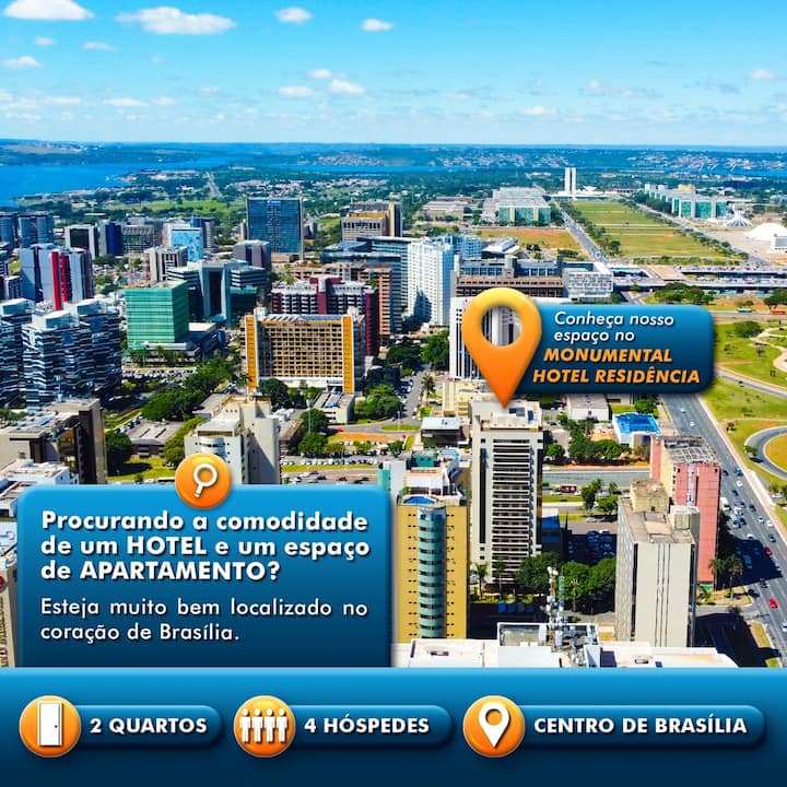 Flat Com Piscina Na Melhor Vista De Brasília - Brasília