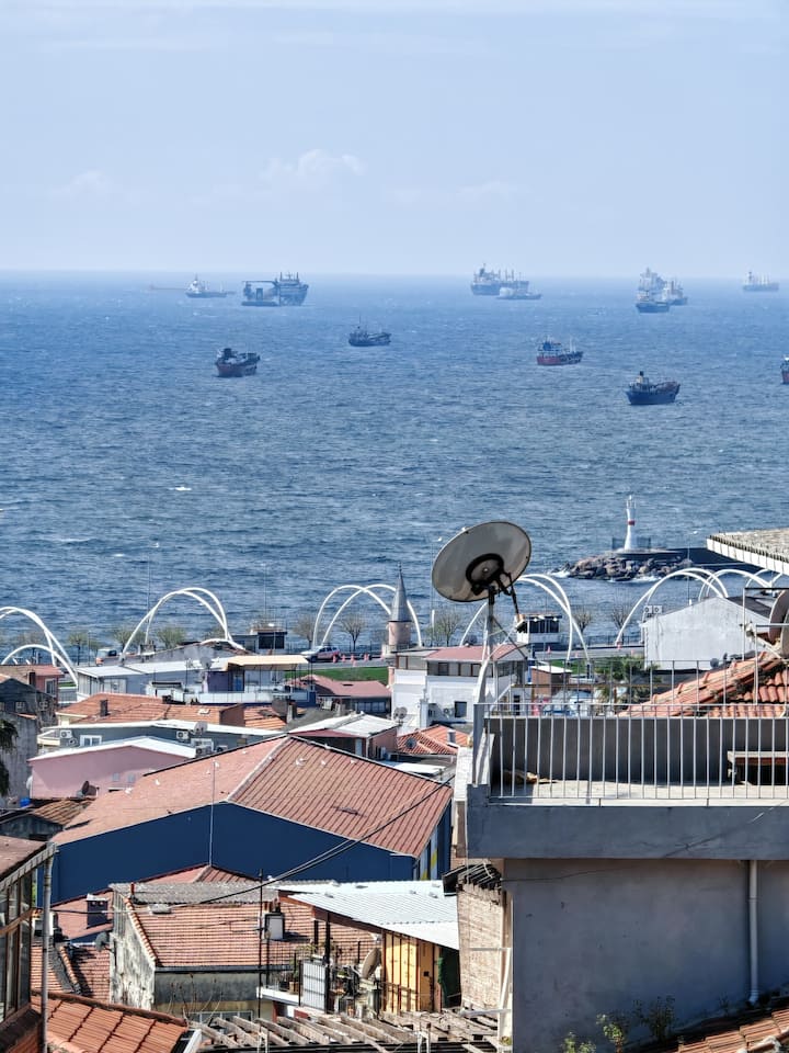 Sea Vi̇ew Flat In The Blue Mosq Area! - Cihangir