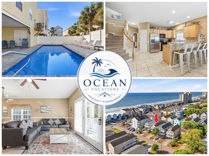 6br Sleeps 16 | Pvt Pool | Walk To Beach | 11315 - Surfside Beach, SC