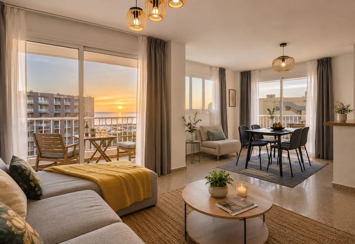 Seafront Apartment 2 Terraces And Free Parking - Benalmádena