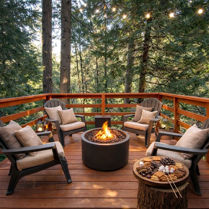 Cozy Mountain Cabin With Fireplaces & Forest Views - Lake Arrowhead, CA