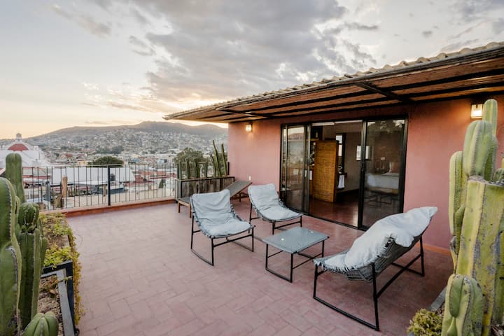 Suite Con Terraza Privada Y Vista Espectacular - Oaxaca