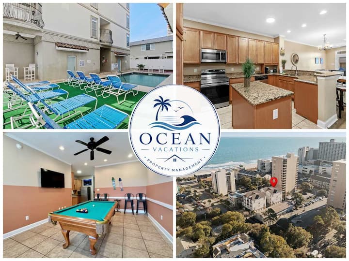 8br | Sleeps 18 | Pool | Steps To The Beach | 213c
