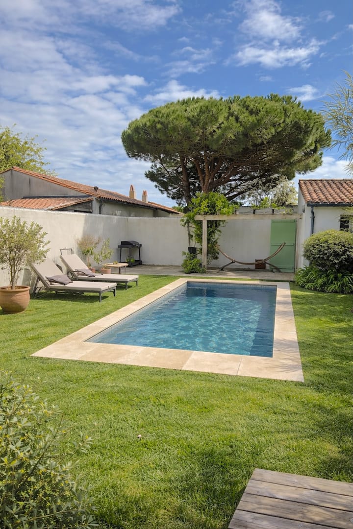 Grande Maison, Village Et Plage à Pied, Piscine - Ars-en-Ré