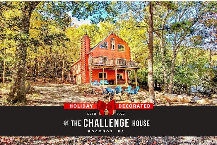 The Challenge House*mega Games*hot Tub*beach*lake - Pocono Lake