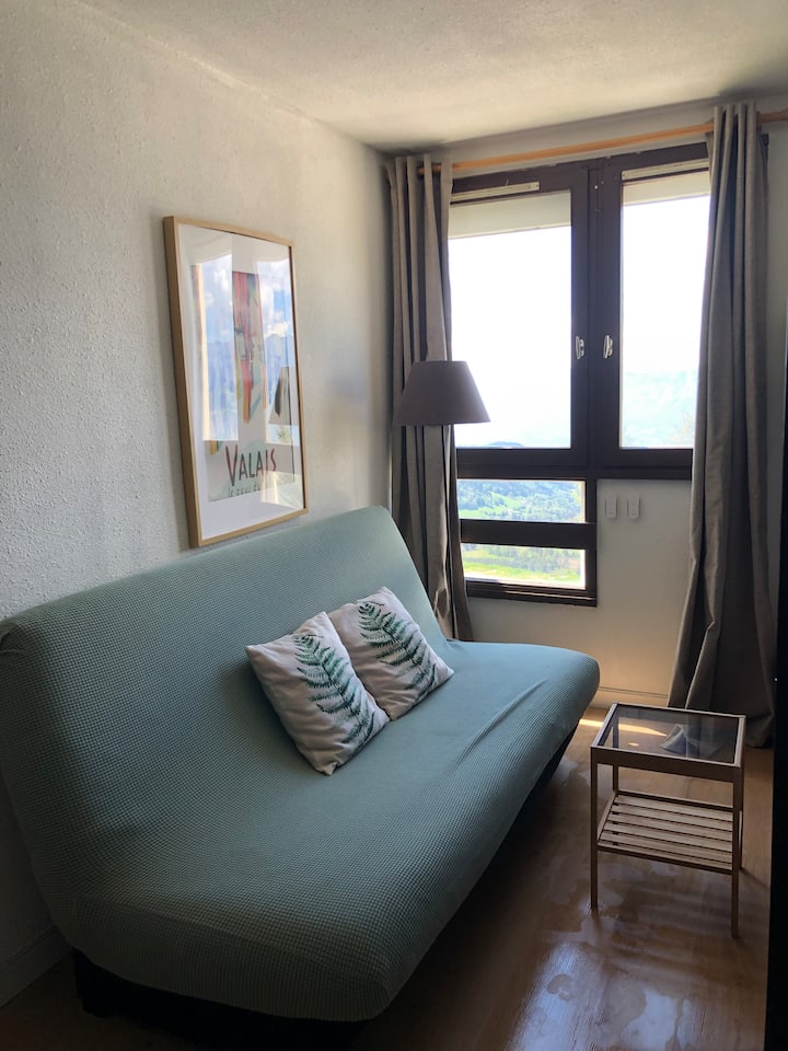 Studio Lumineux à Prapoutel, Les 7 Laux, Alpes - Les 7 Laux