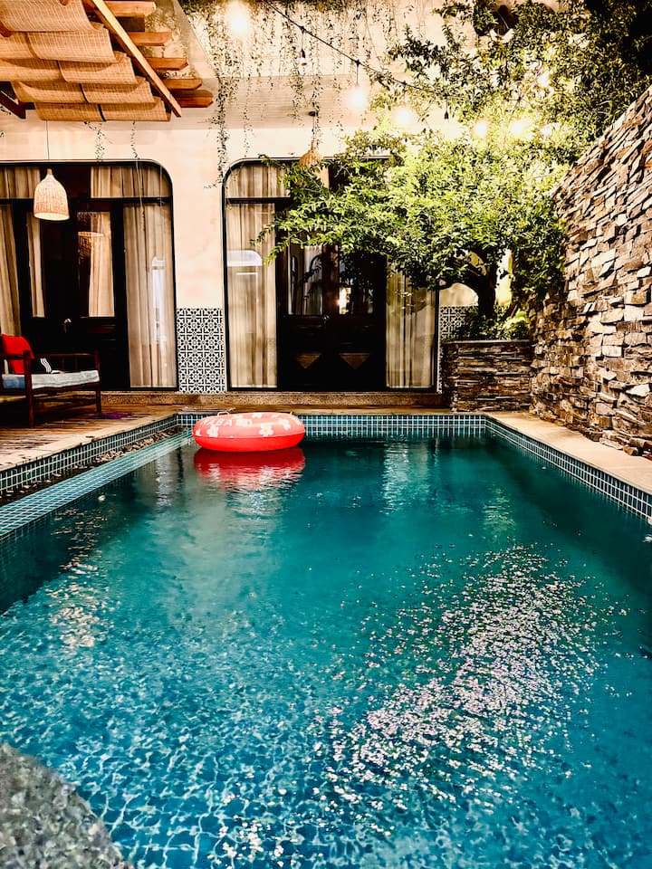 Luxury Private 4br Pool Villa*500m Beach Walking - Hội An