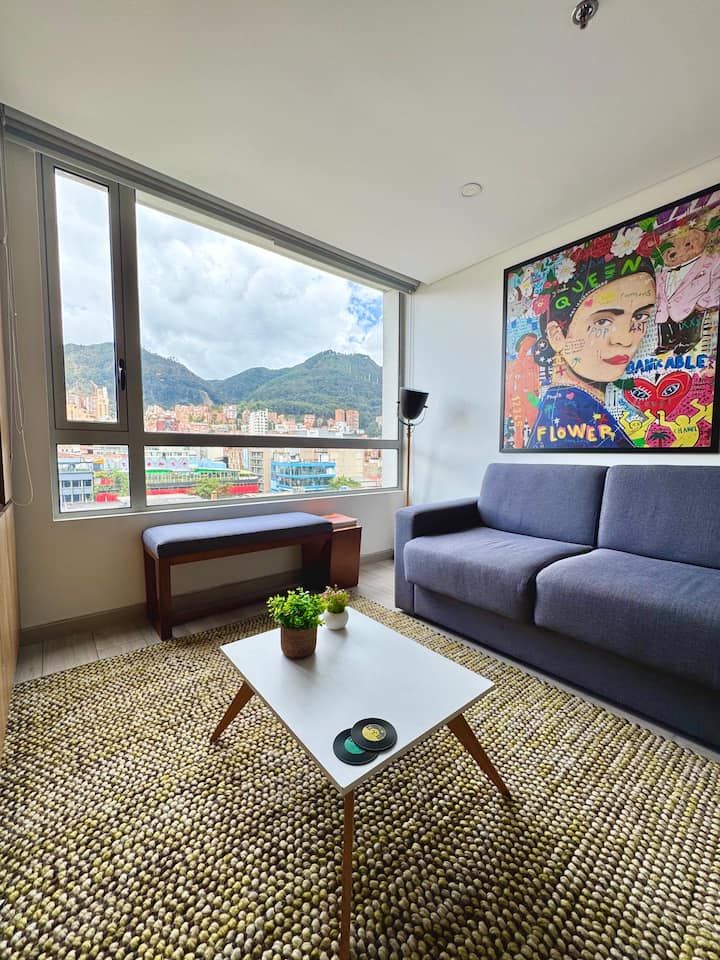 Moderno Apartamento En Chapinero 2 Habitaciones - Bogota