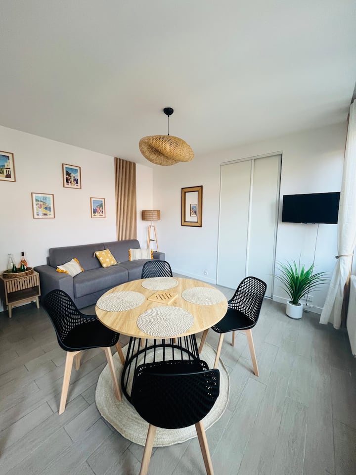 Le Palais Massena, Charmant Studio Climatisé - Gare de Nice Ville