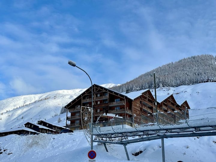 Lumineux Appartement Dans Résidence Avec Piscine - La Foux d'Allos