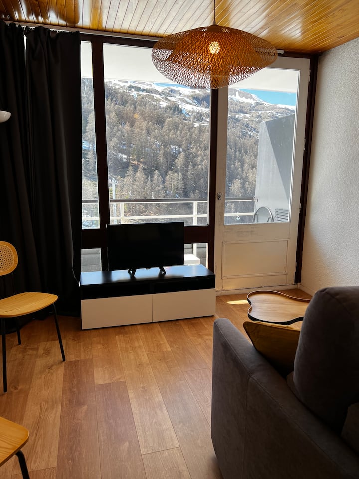 Vars:pelvoux 2 Studio,dernier éTage,skis Aux Pieds - Ceillac