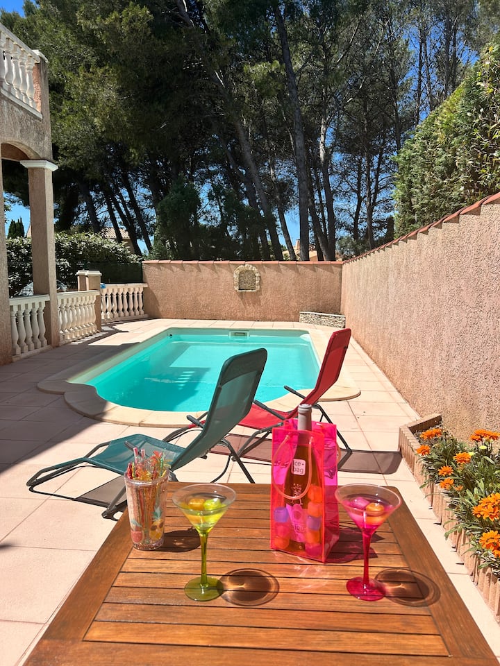 Calme & Confort – T3 Ensoleillé Avec Piscine*clim* - Istres