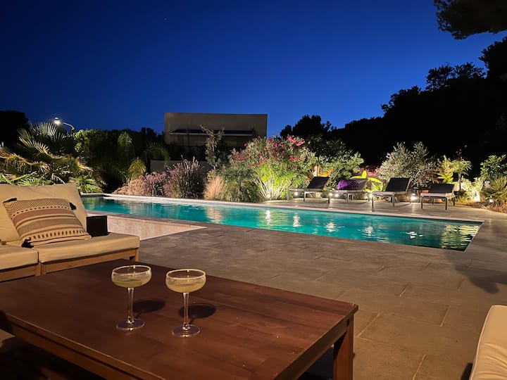 Villa Climatisée, Piscine Privée - Bandol