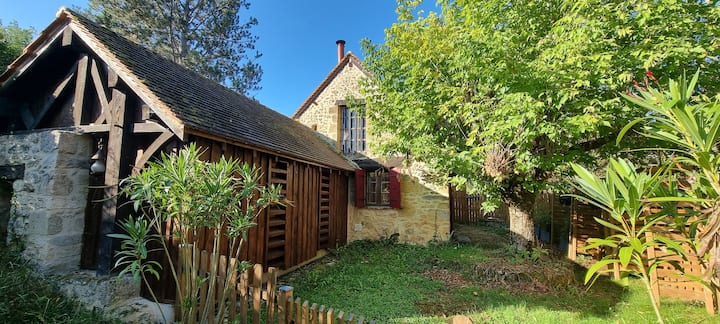 Gîte Paisible 2 à 4p. Spa De Mars à Oct, Terrasse - Le Bugue