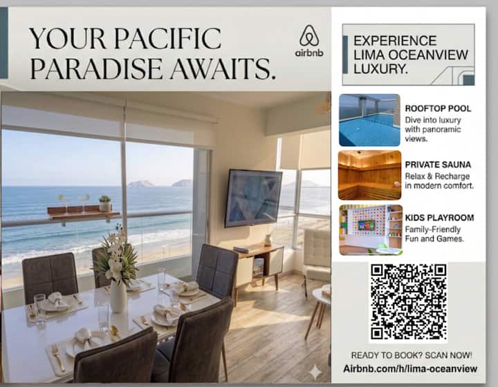 Vacation Apartment Ocean Front! - Lima