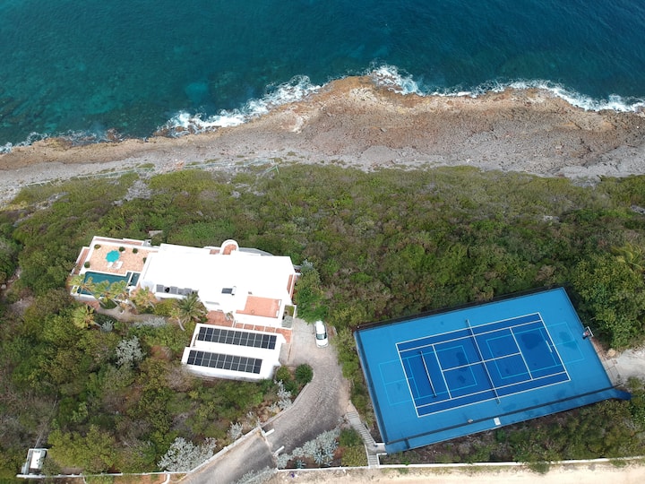 Waterfront Pickleball/tennis/pool Secluded Villa - Anguilla