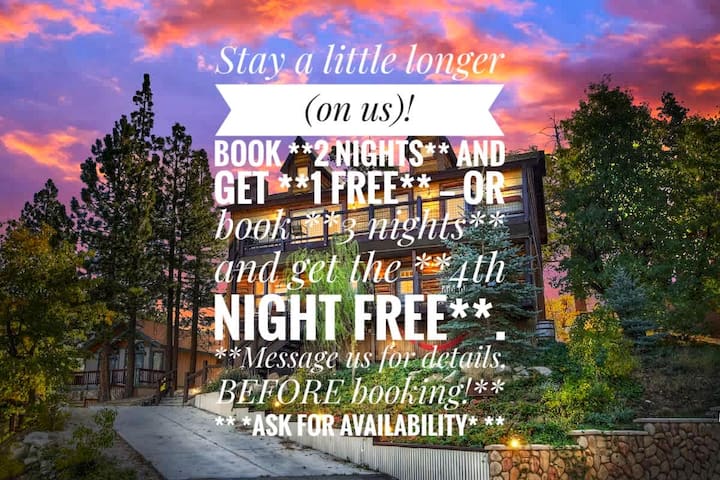 Designer Chalet | Sauna, Fireplace & Mountain View - Big Bear Lake, CA