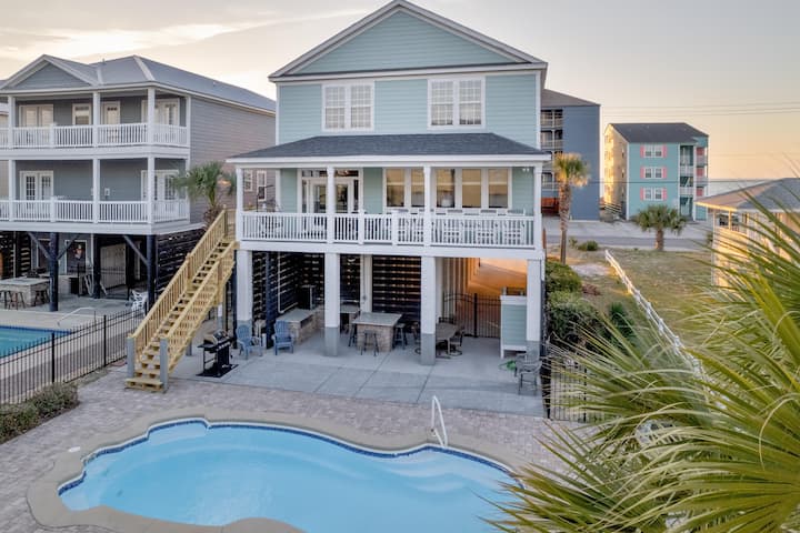 Aqua Vista: Private Pool, Steps To Beach - Litchfield Beach, SC