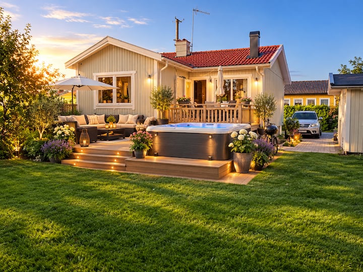 Villa Med Spabad Nära City - Stockholm